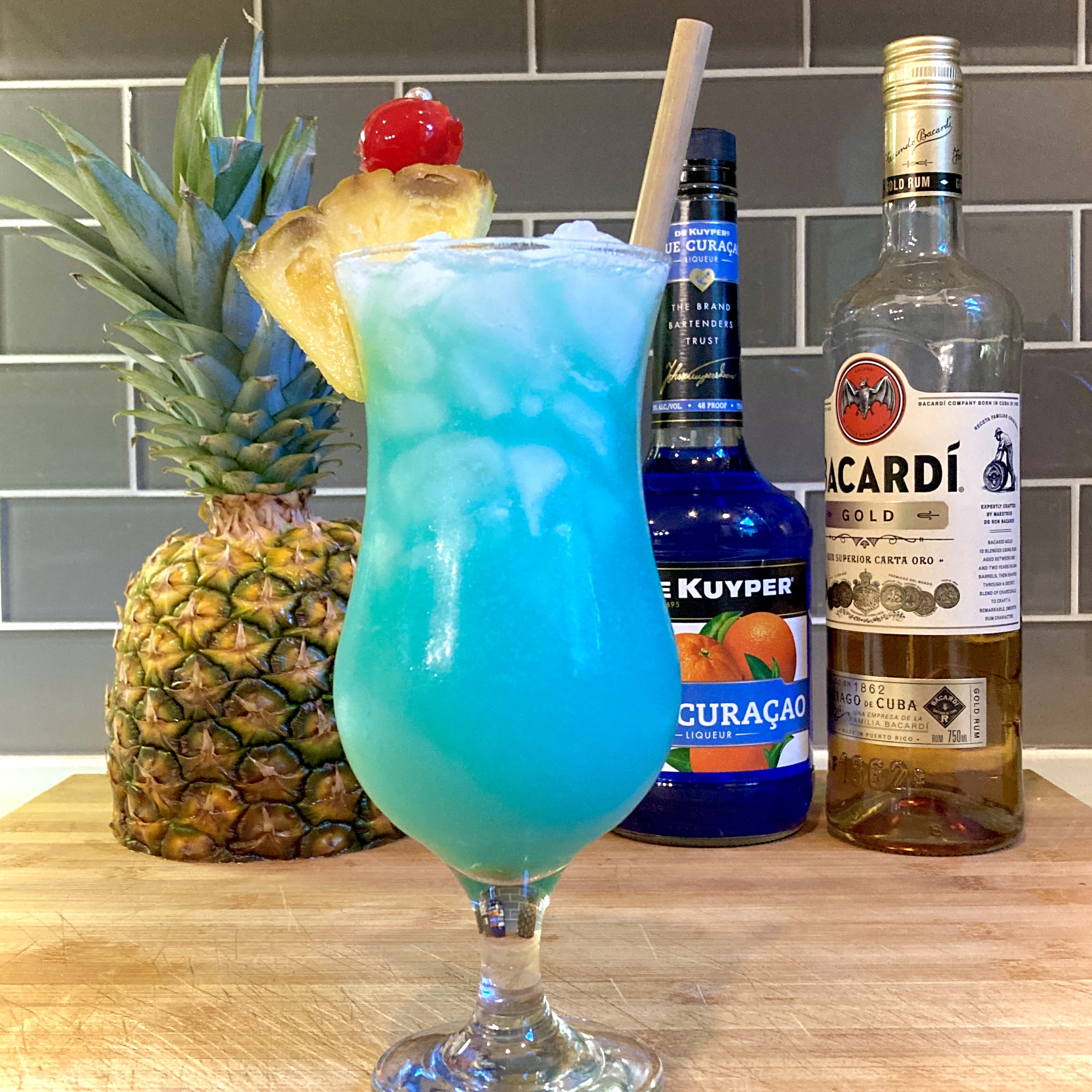 Blue Hawaiian – Burning Witch Cocktails
