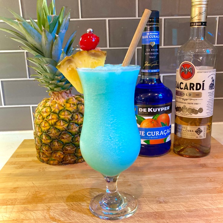 Blue Hawaiian – Burning Witch Cocktails