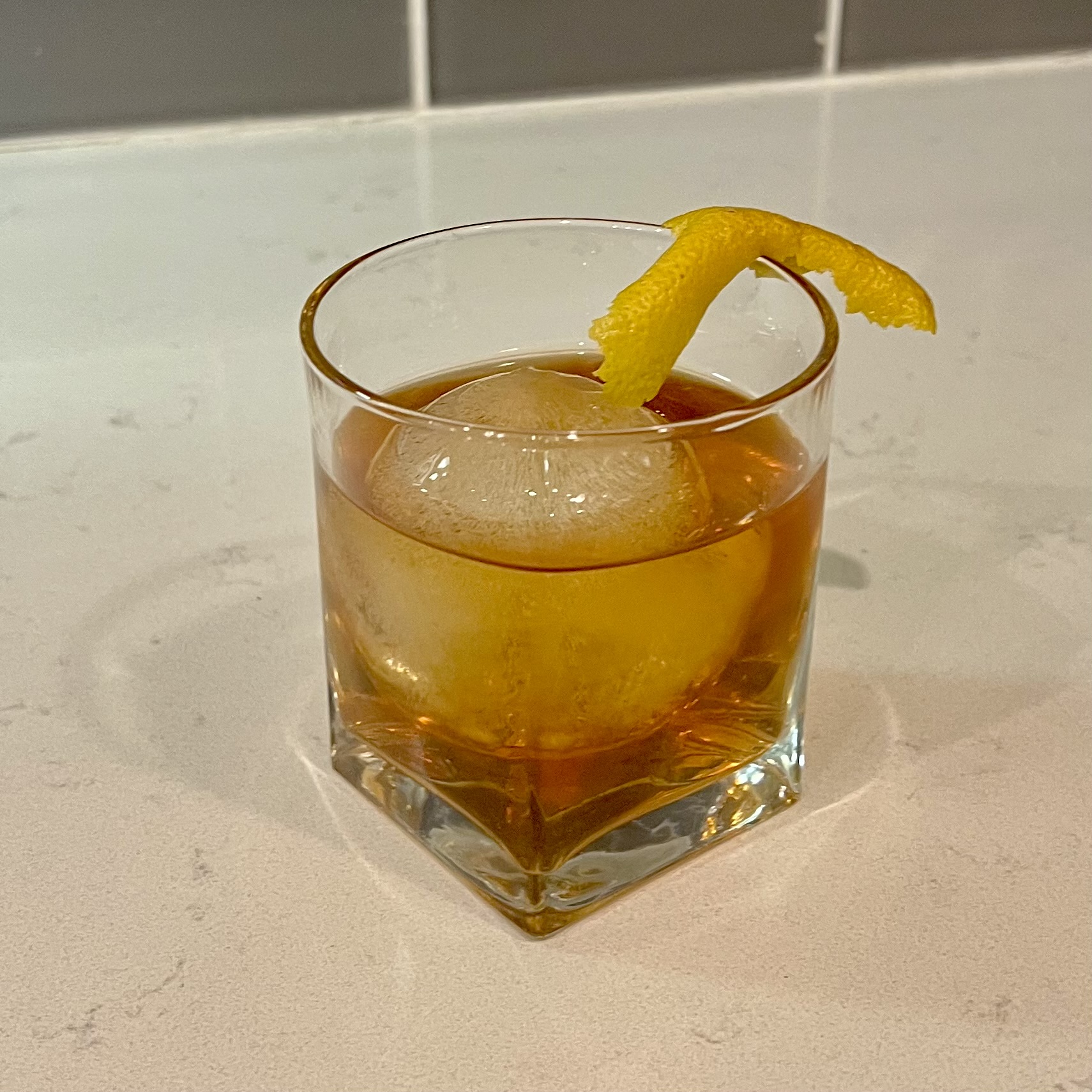 Improved Whiskey Cocktail – Burning Witch Cocktails